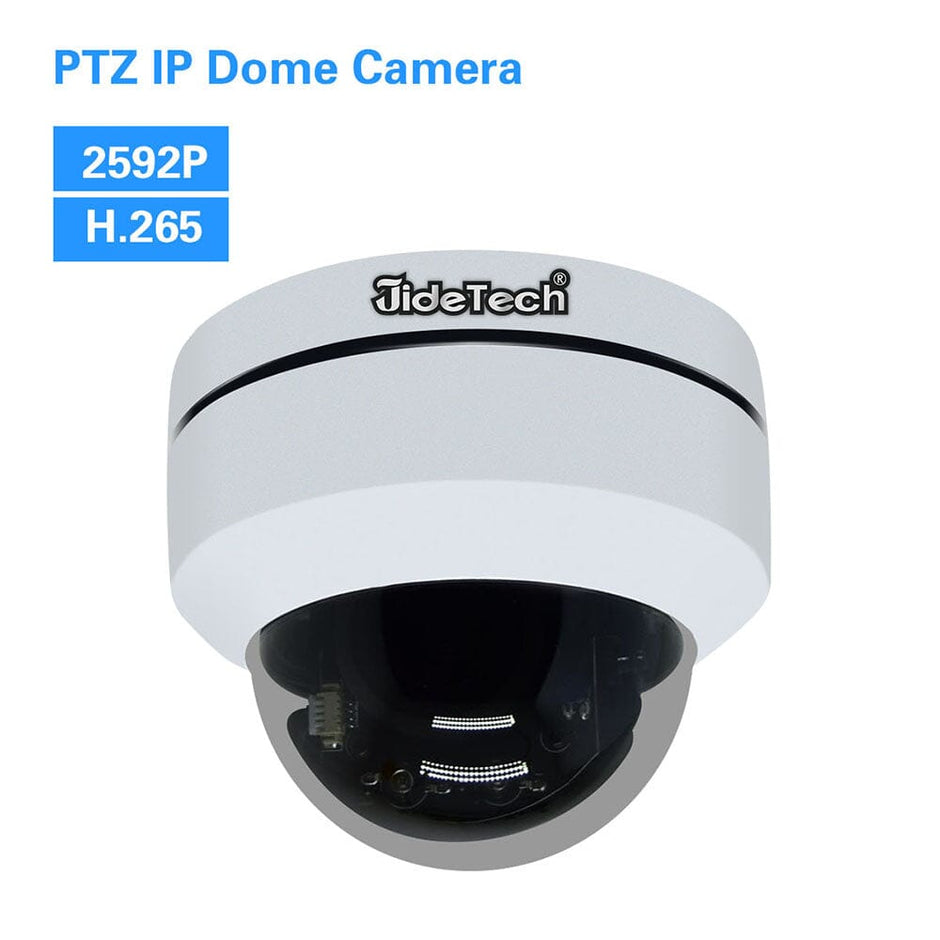 JideTech 5MP Waterproof POE PTZ CCTV IP Camera (P1-4X-5MP)
